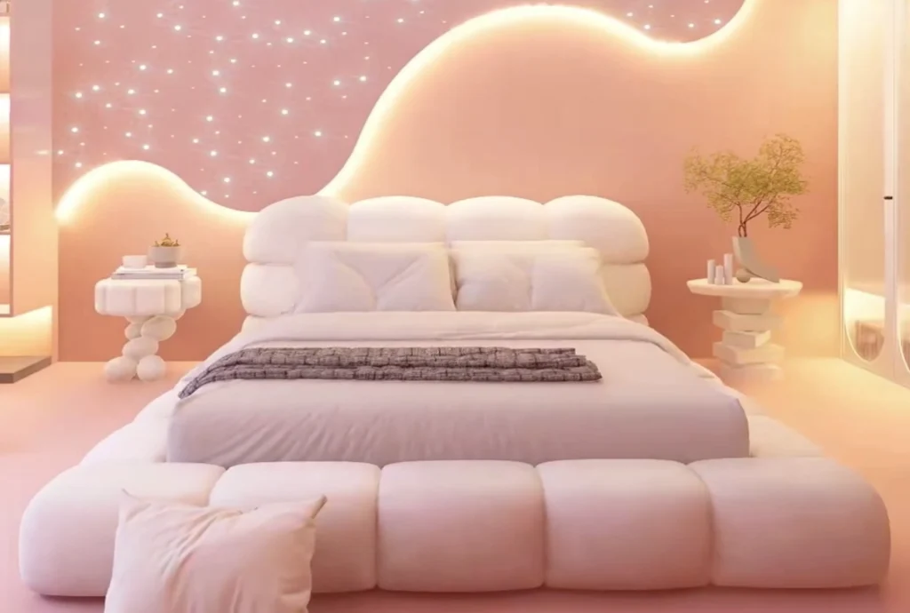 Cloud 9 Upholstered Bed - Ali Baba Furniture